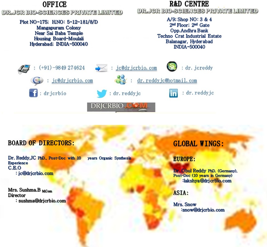 Contact - DR JCR BIO DR JCR BIO